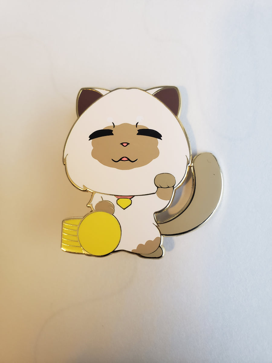 Lucky Himalayan Hard Enamel Pin – irisleighauthor